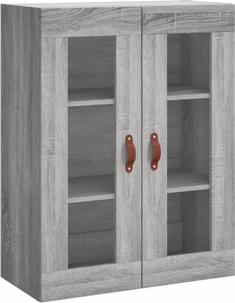 Skříň highboard šedá sonoma 69,5 x 34 x 180 cm kompozitní dřevo 3198383