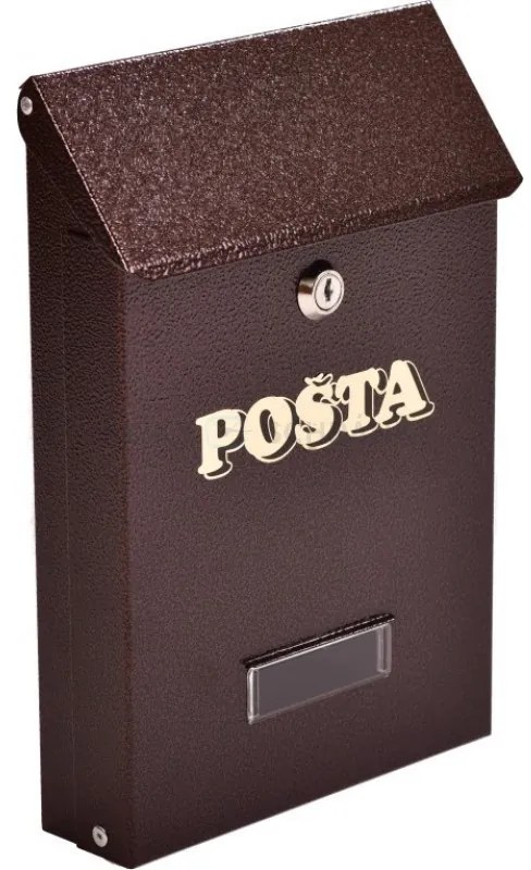 SD MINI poštovní schránka, Barva RAL 9006 / Stříbrná