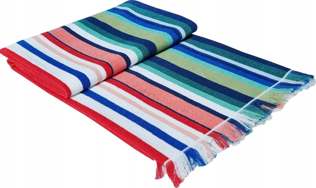 Portugalský bavlněný ručník Plážová Pláž Summer fouta lehký 100x180