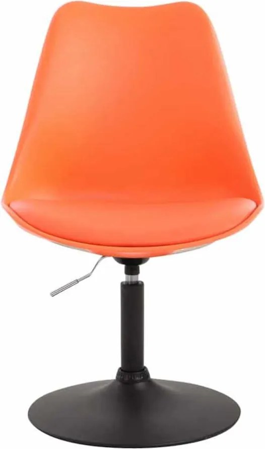 Sada 4 jídelních židlí Maverick B plast – oranžová