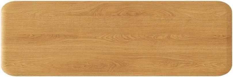 Konzolový stolek z dubového dřeva v přírodní barvě 40x120 cm Charlotte – Micadoni