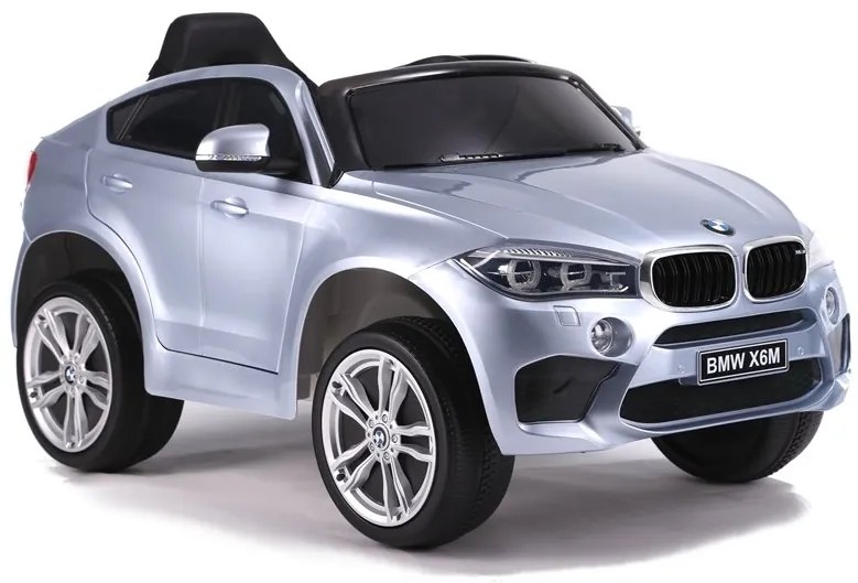 Ramiz Elektrické autíčko BMW X6M lakované stříbrné