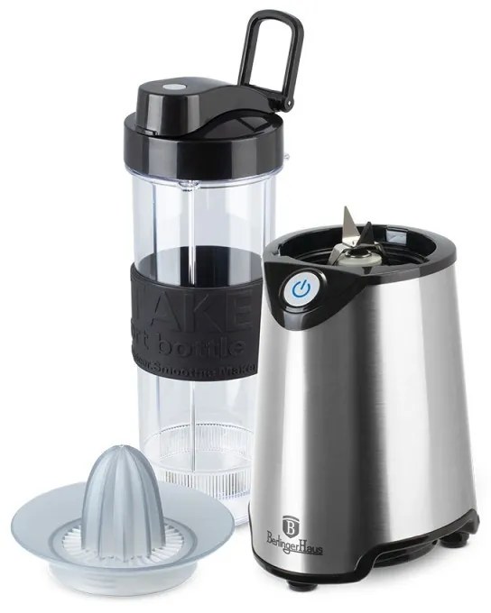 BERLINGERHAUS Mixér smoothie maker s lahví Black Silver Collection BH-9447