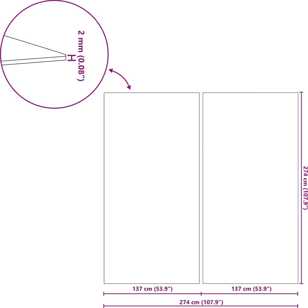vidaXL Podložka pod bazén 274 x 274 x 0,1 cm Čtvercový Netkaná tkanina [42009129] Barva: Černá