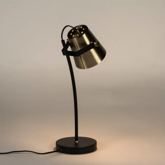 Stolní designová lampa Laventa Black and Gold
