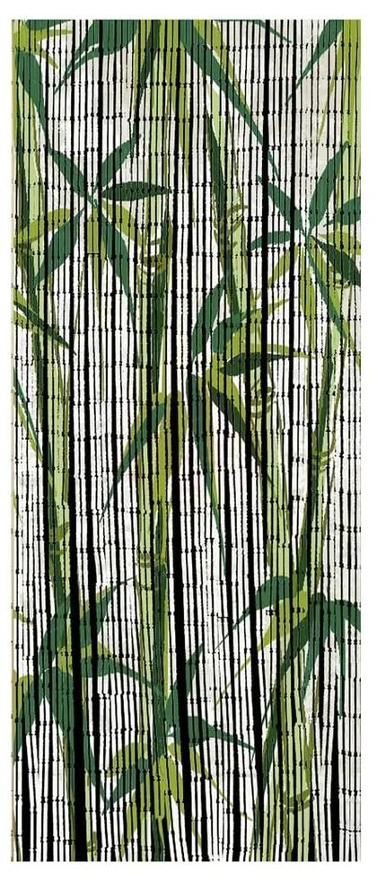 Zelený bambusový závěs do dveří 200x90 cm Bamboo - Maximex