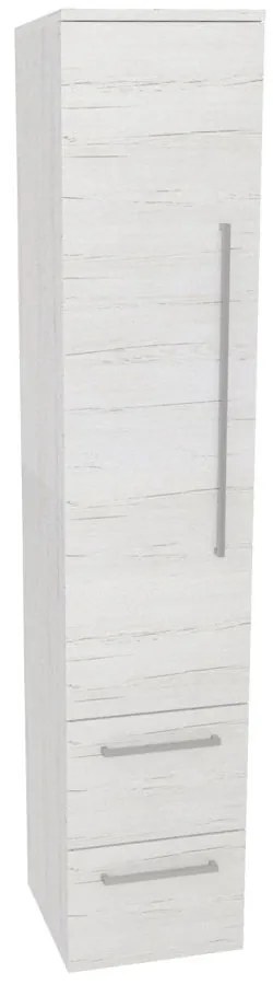 Mereo Mereo, Bino, koupelnová skříňka vysoká 163 cm, levá, Multidecor, CN697PINO