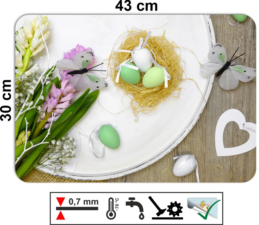 PokojovaDekorace.cz, Velikonoční prostírání - 022, 43x30cm