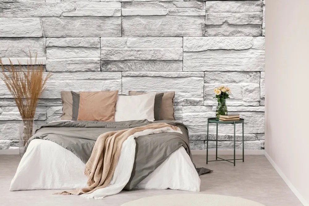 Fototapeta šedý půvabný kámen - 375x250 cm