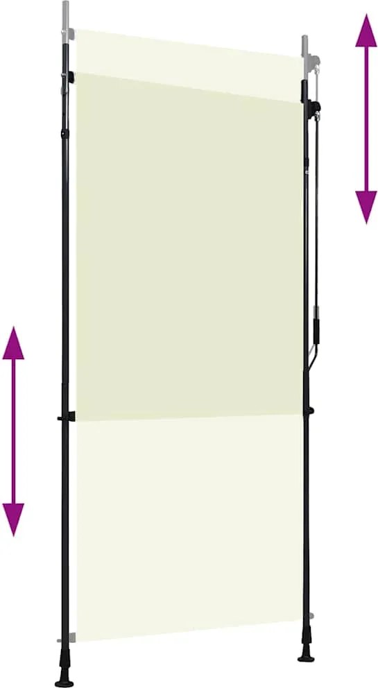 Venkovní roleta 100 x 270 cm krémová 145939