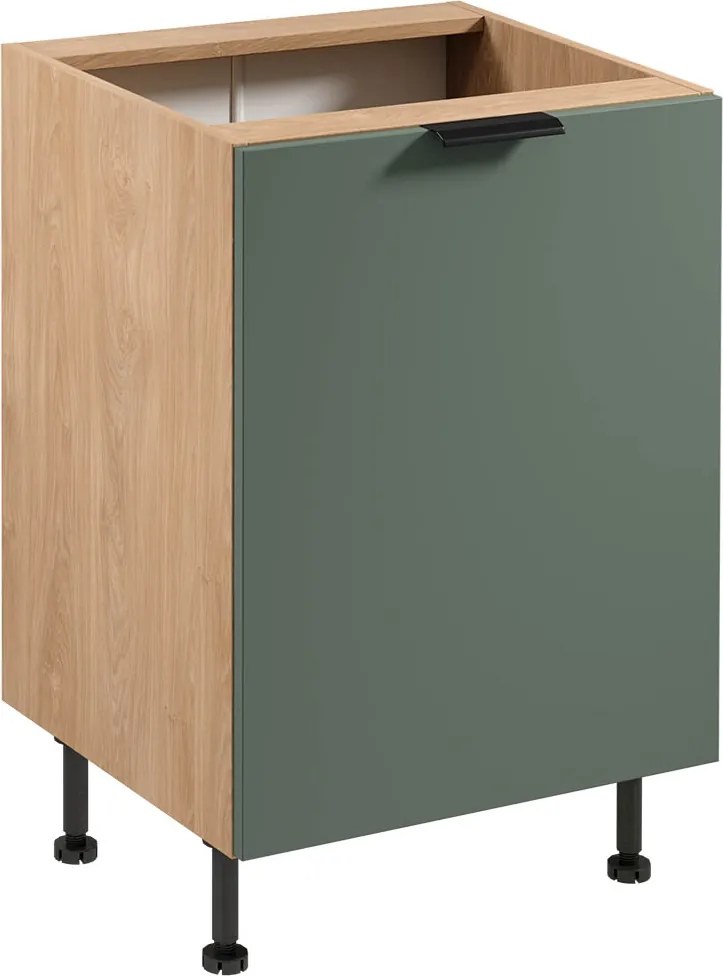 SORENTO pg | dolní skříňka D60 s dvířky | 60 cm | LEVÁ | puccini/zelená