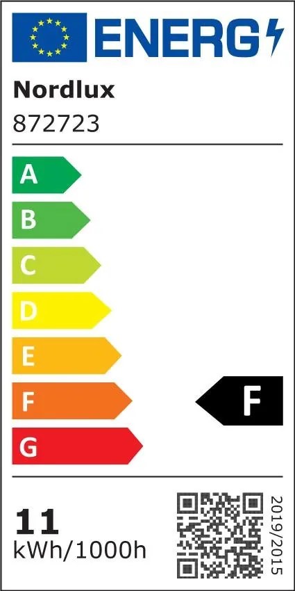 NOR 872723 Venkovní nástěnné svítidlo Nene 1x6W LED černá čirá - NORDLUX