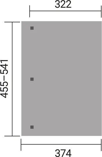 WEKA Dřevěná zahradní pergola 672 (5,4x3,7 m)
