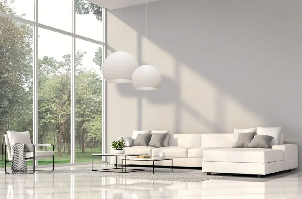 Doxis Globe 500 Textured, závěsné designové led svítidlo Barva: Bílá matná, Chromatičnost: 2700K Dali