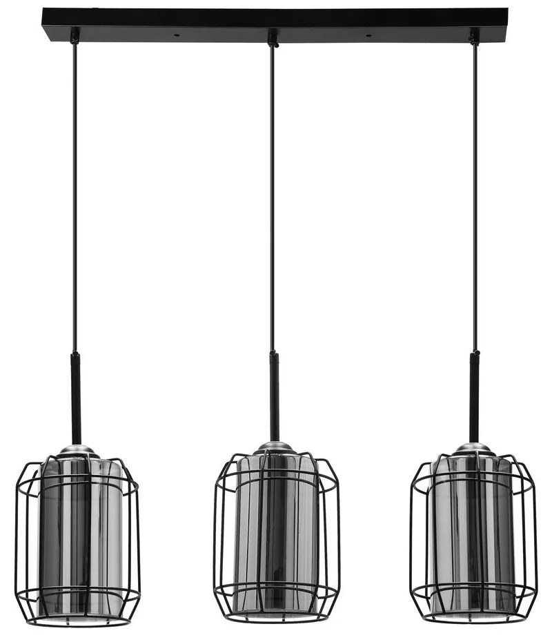Černé závěsné svítidlo 15x67 cm Jonera – Candellux Lighting