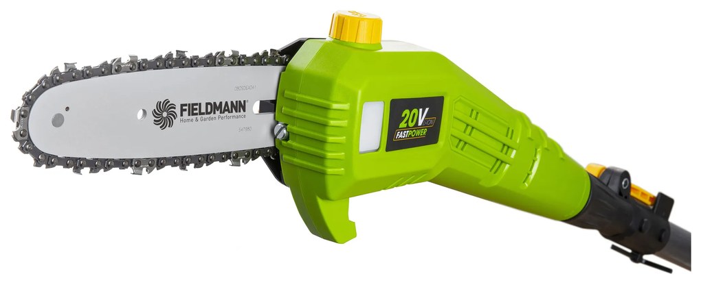 Fieldmann FZP 70505-0 Aku prořezávač větví Aku program FAST POWER 20V, Akumulátor Li-ion 1x 20 V / 2 Ah (případně 4 Ah) Délka stroje: 175 - 245 cm,