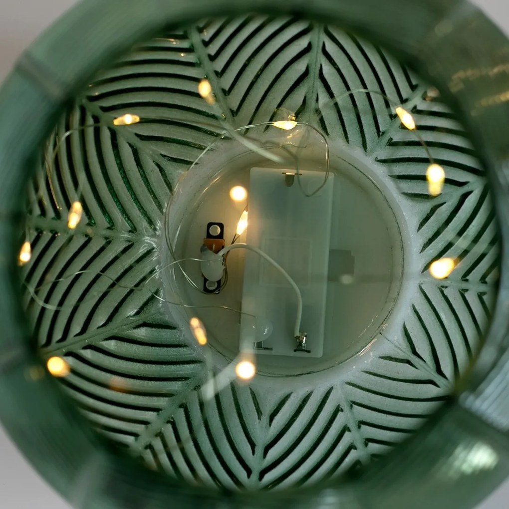 LED dekorace Murcia lahvově zelená