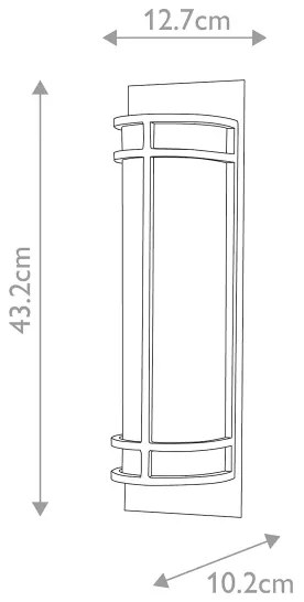 Feiss FE-FUSION2-PNBR - Nástěnné svítidlo FUSION 2xE27/60W/230V
