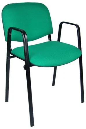 Konferenční židle ISO s područkami C51 - oranžová