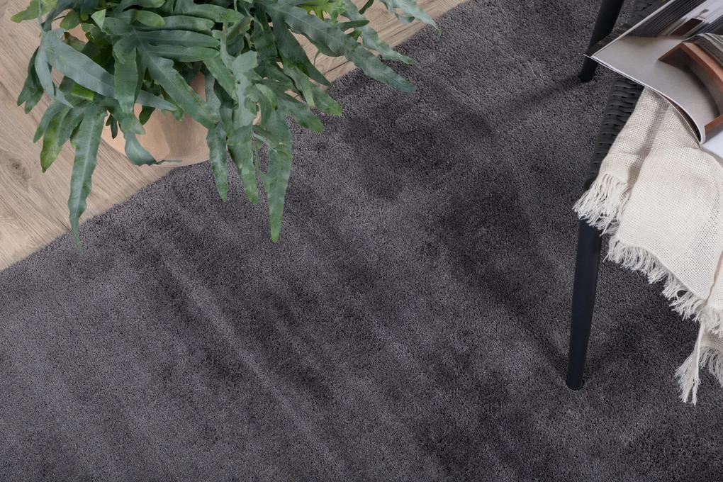 Obdélníkový koberec Undra, tmavě šedý, 350x250