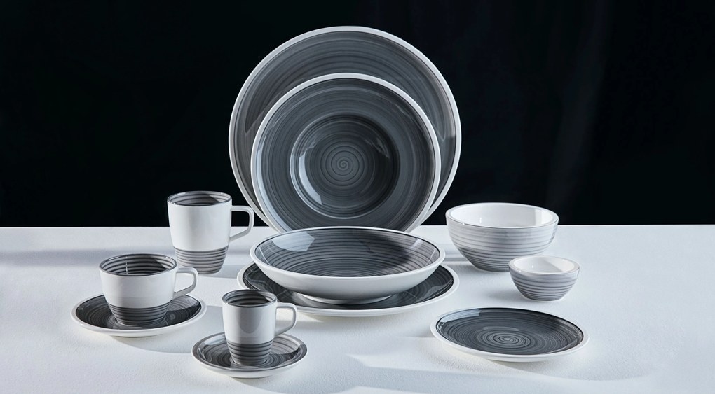 Villeroy&Boch Villeroy & Boch Manufacture Gris jídelní talíř Ø27cm