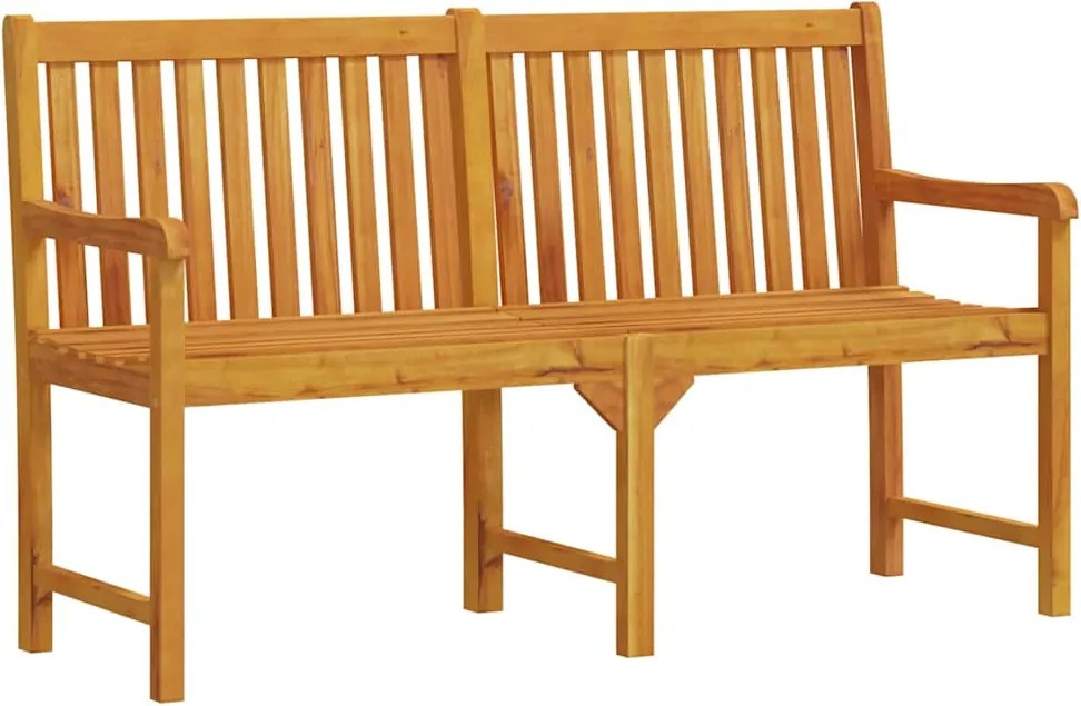 Zahradní lavice 150 cm masivní akáciové dřevo 316611