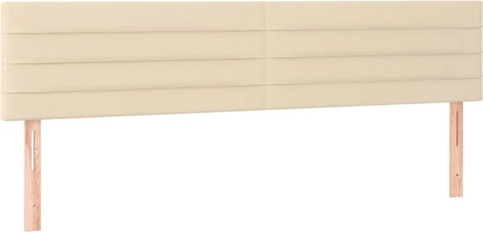 Box spring postel s matrací krémová 180x200 cm textil 3140158