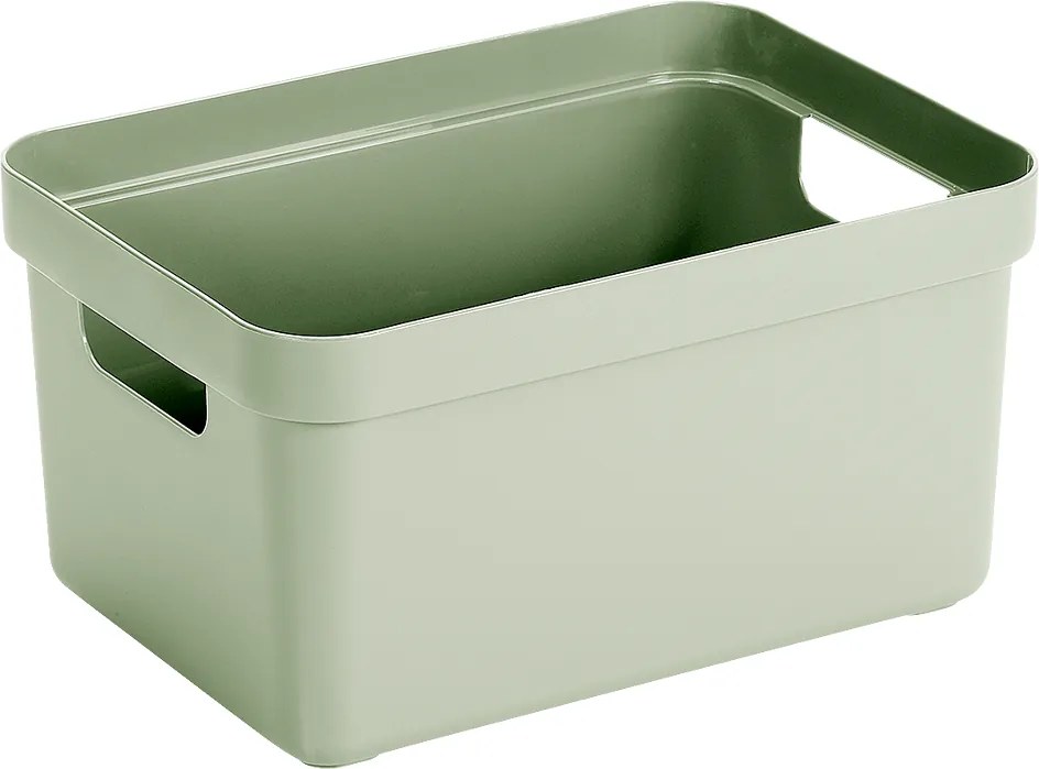 Úložný box Sigma Home, 35 × 24,6 × 18,3 cm, 13 l, zelený