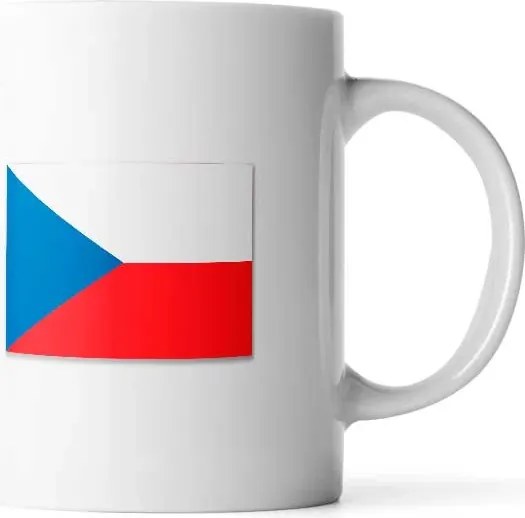 Sablio Hrnek Česká vlajka - Český fanoušek - 200 ml - espresso