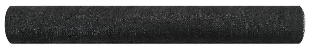 vidaXL Stínící tkanina 1 x 25 m HDPE 75 g/m² [149318] Barva: Černá