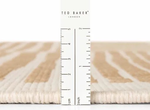 Koberec Ted Baker Haringey Bounds naturální / bílý kruh