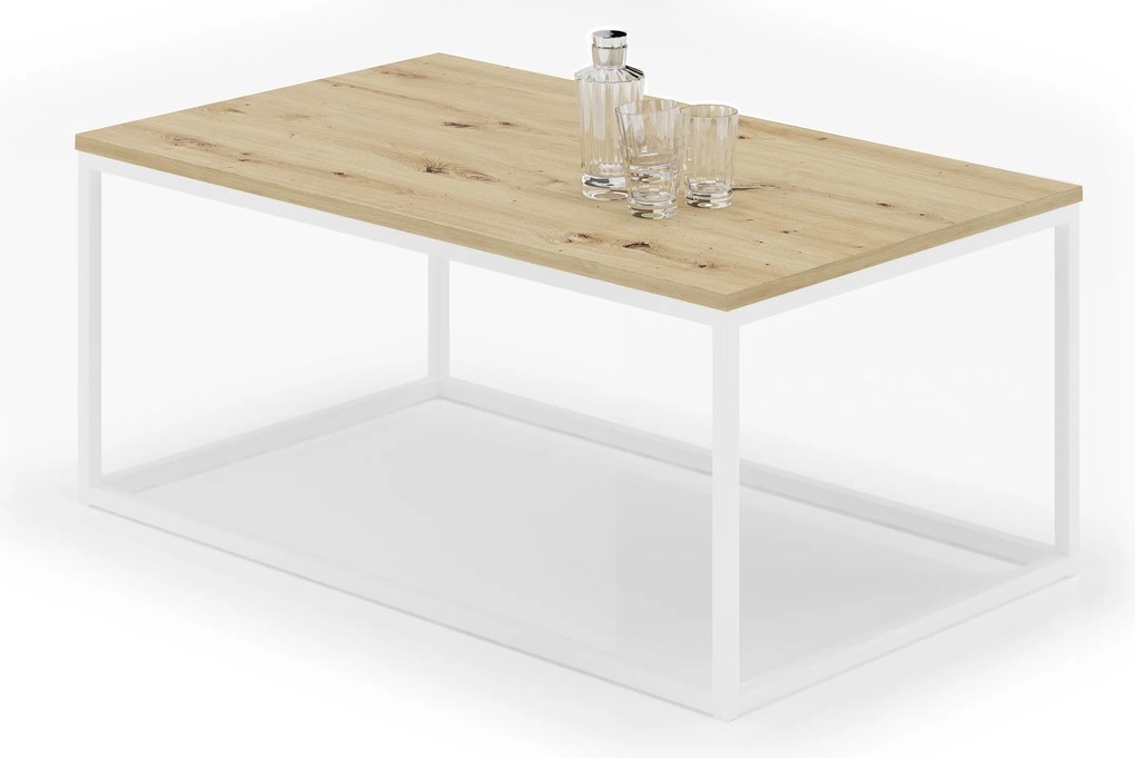 ADRK Furniture Konferenční stolek NARISA 100x60 CT-NAR-W-A