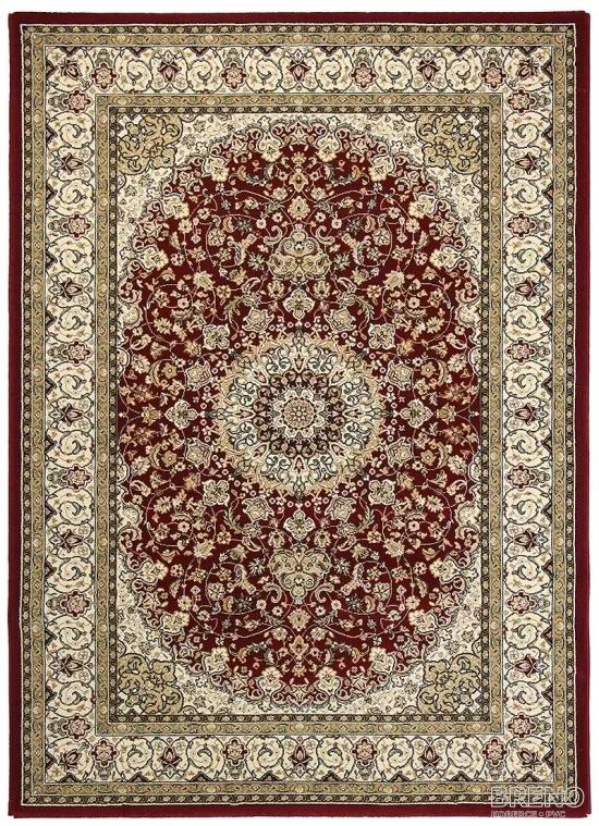 Klasický kusový koberec Da Vinci 57119/1414 | červený Typ: 200x290 cm