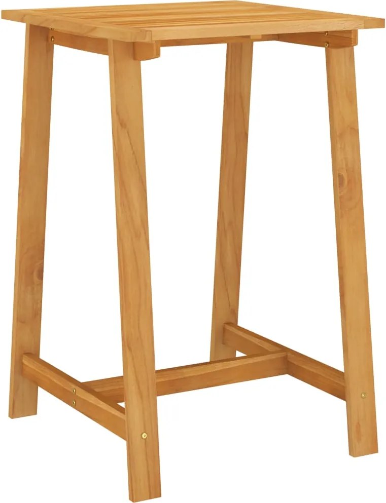 Zahradní barový stůl 70 x 70 x 104 cm masivní akáciové dřevo 312408