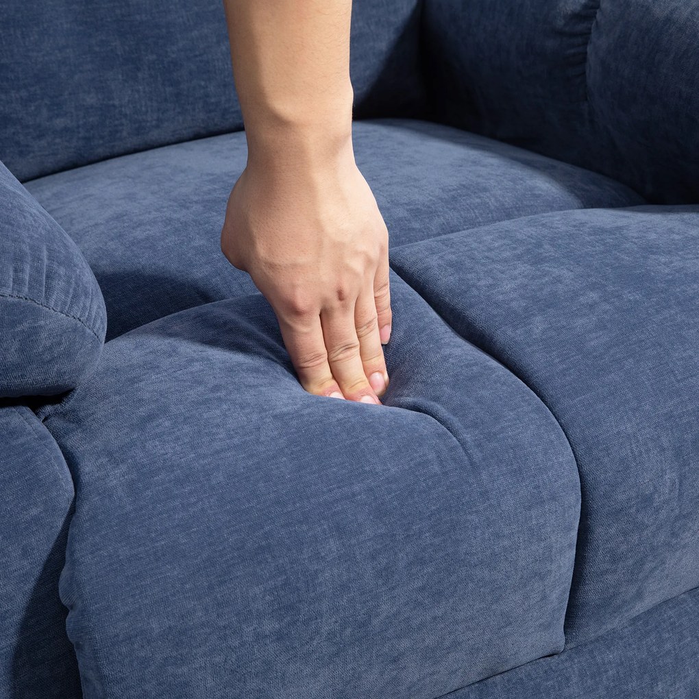 HOMCOM Relaxační křeslo s masážní funkcí, elektrické TV křeslo s vyhříváním, polohovací funkcí, otočné masážní křeslo s pružinovým systémem 700-174V9…