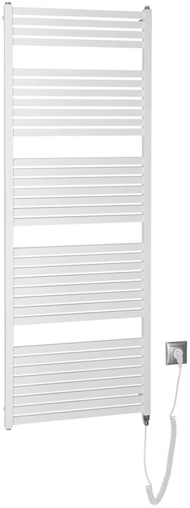 Aqualine - Topné těleso TONDI-E 60x169 cm, 800W, bílá DE490T