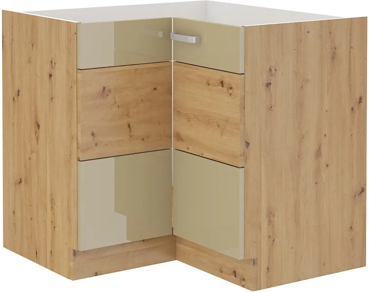 Kuchyňská skříňka Artisan 90x90 DN 2F BB Barva dvířek cappuccino lesk