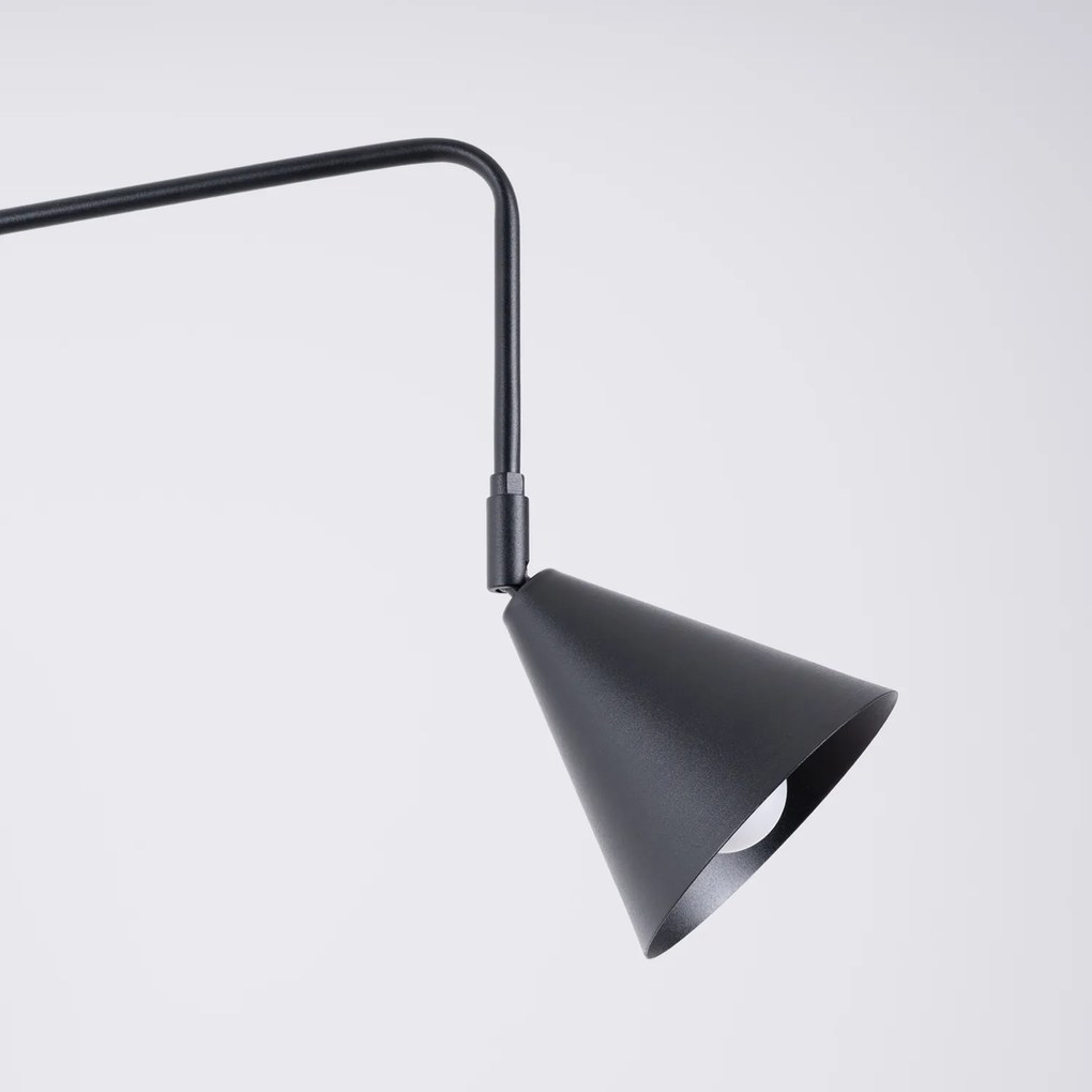 Sollux Lighting Nástěnné svítidlo NOX černé