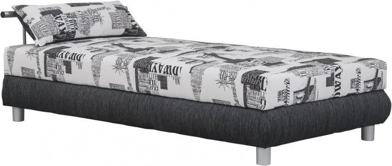 Blanář Adriana postel vč. roštu a matrace 140 x 200 cm, černá