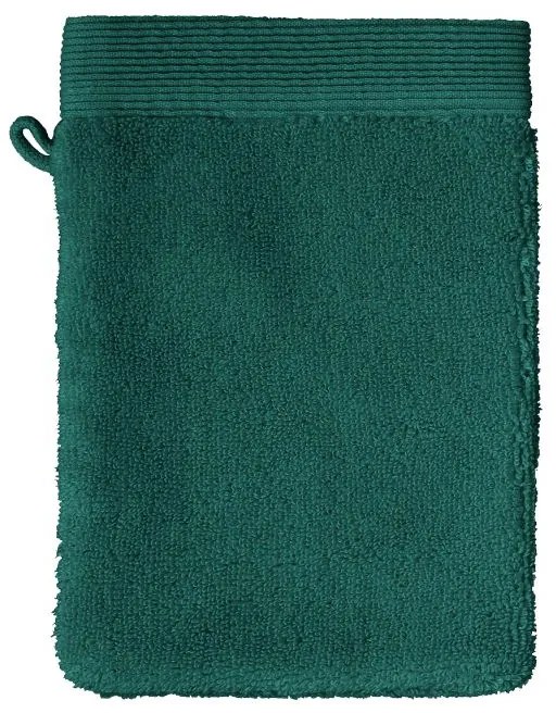 SCANquilt modalový ručník MODAL SOFT smaragdová malý ručník 30 x 50 cm