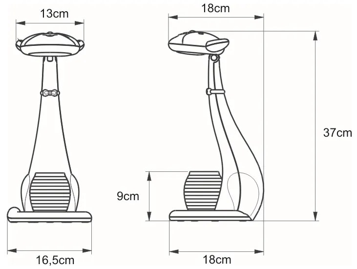 Stolní lampa K-BL1605 RÓŻOWY z řady KOTEK