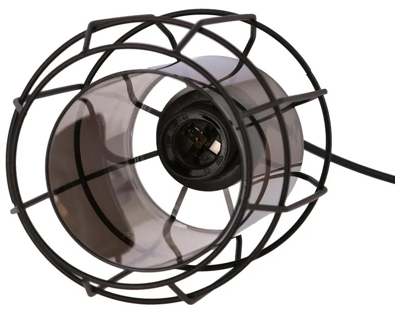 Černý závěsný lustr Jonera pro žárovku E27  - Candellux