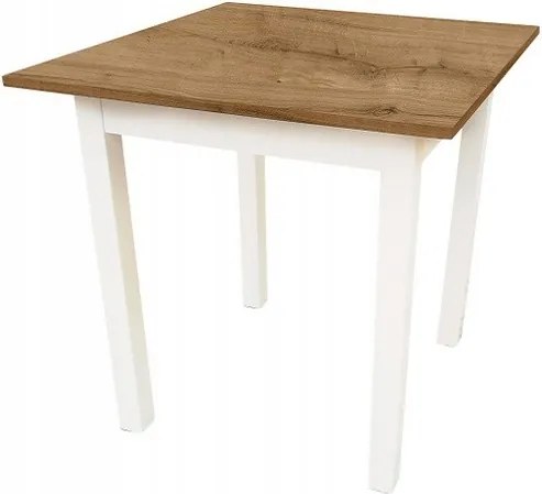 Dede Kuchyňský stůl MINI 80 x 60 cm - dub přírodní / bílá