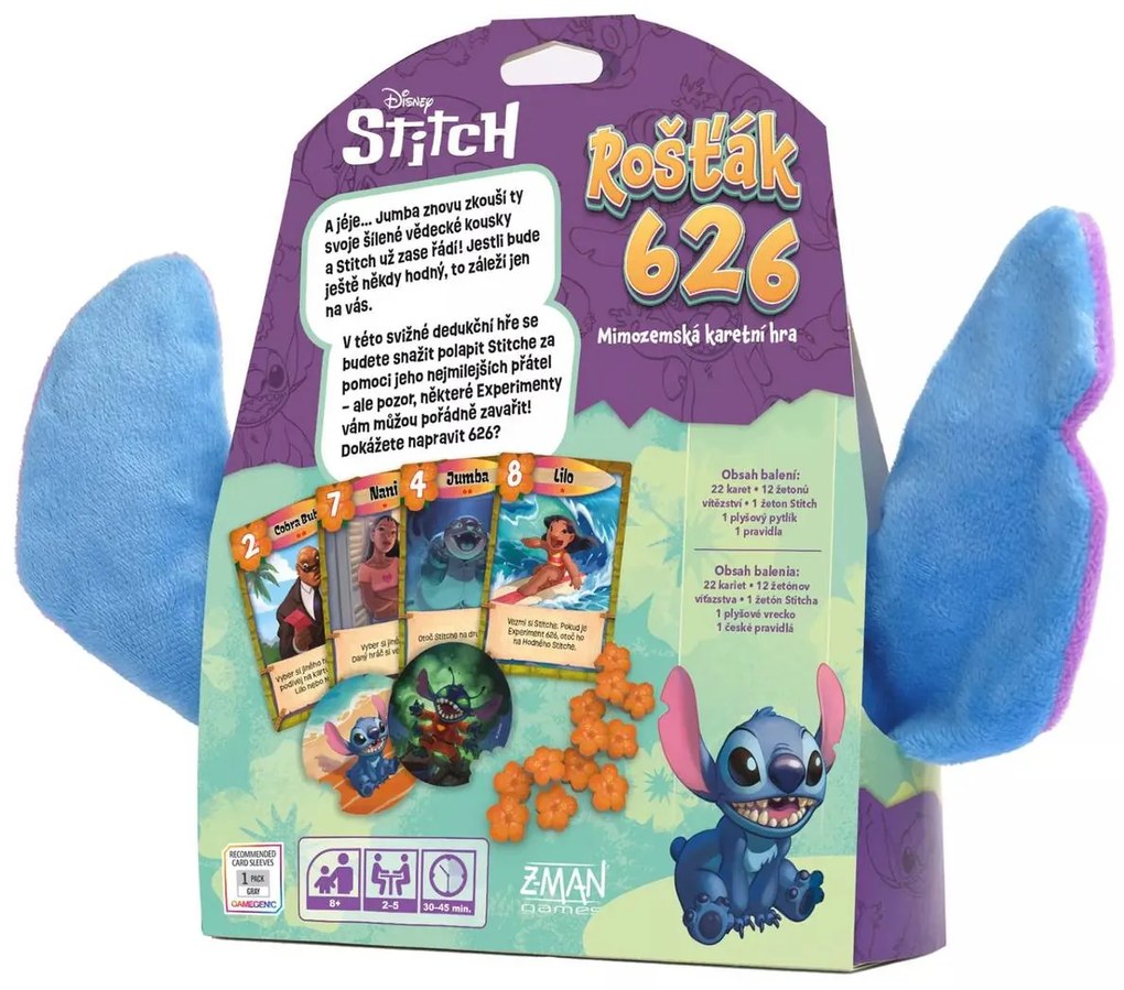 _Ostatní 1_ Karetní hra Disney Stitch: Rošťák 626 asmzmglld01