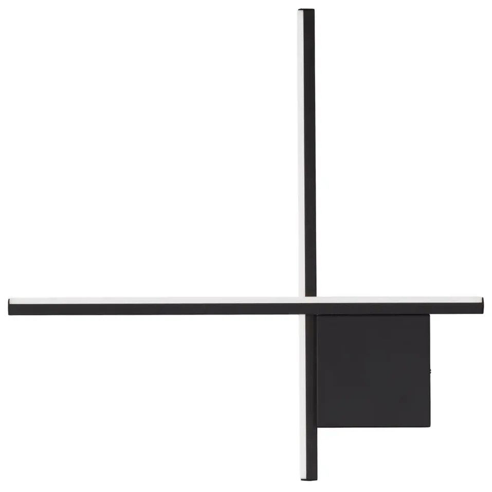 Designové nástěnné svítidlo Cross 50 černá