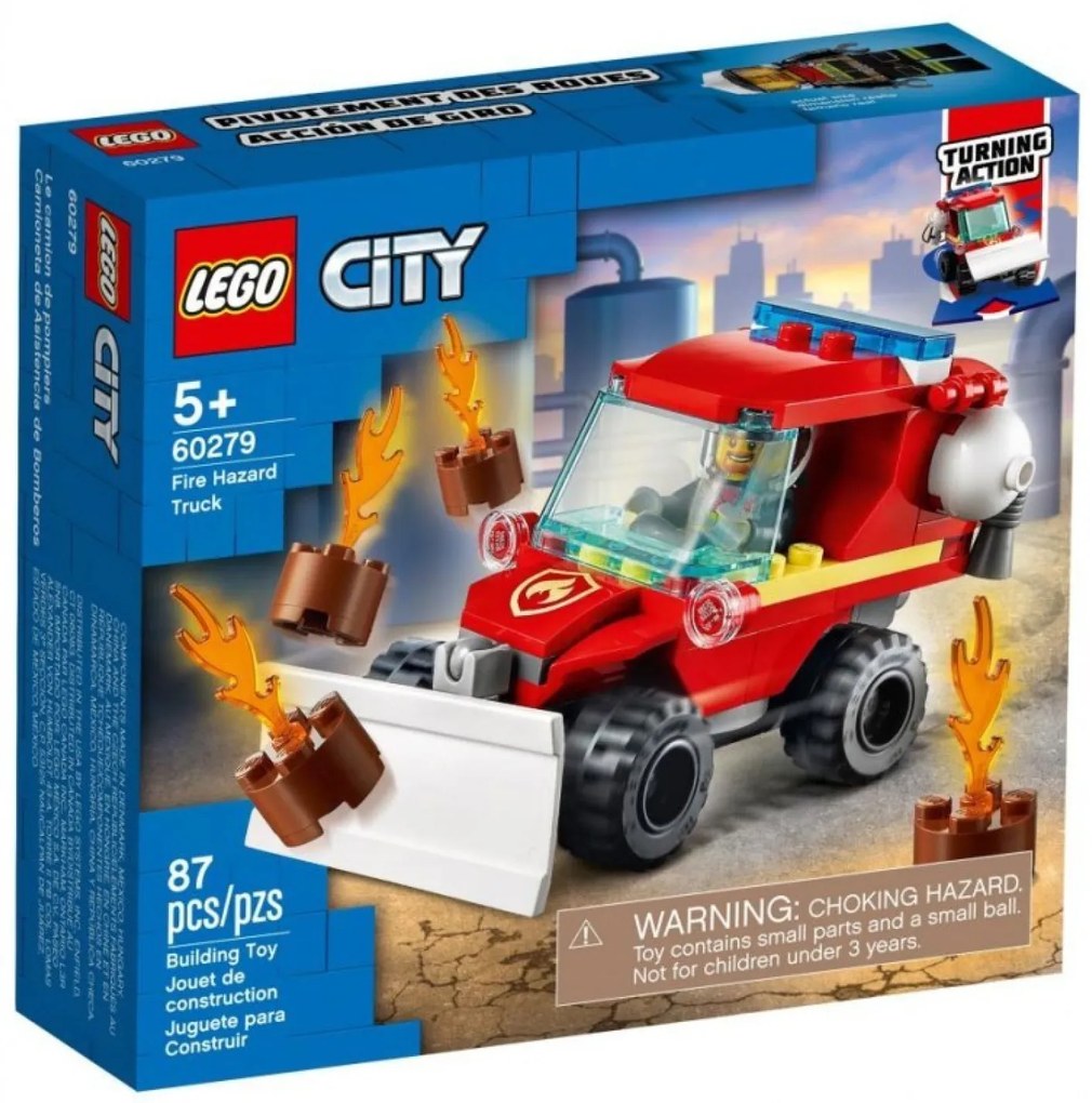Lego stavebnice lego city 60279 speciální hasičské auto
