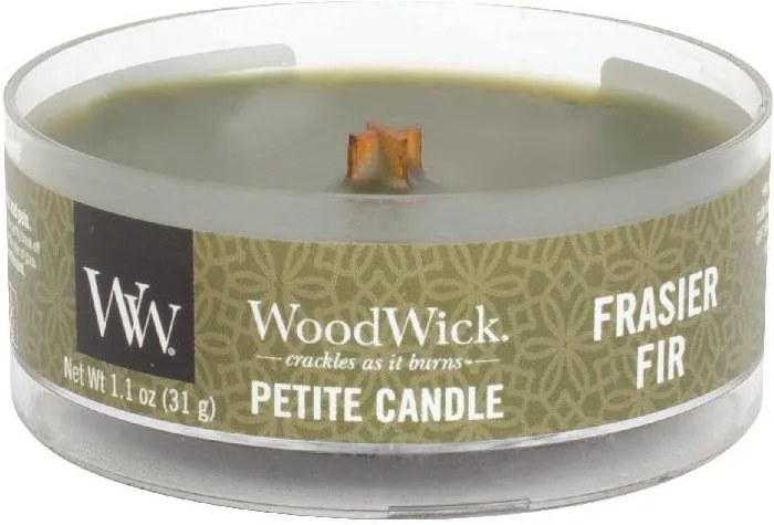 WoodWick - vonná svíčka Petite, Frasier Fir (Fraserova jedle) 31g