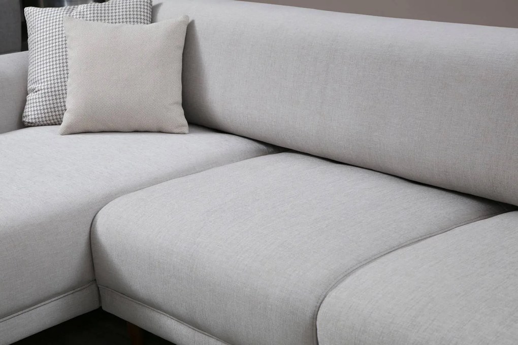 Designová sedačka Haylia 287 cm béžová - levá