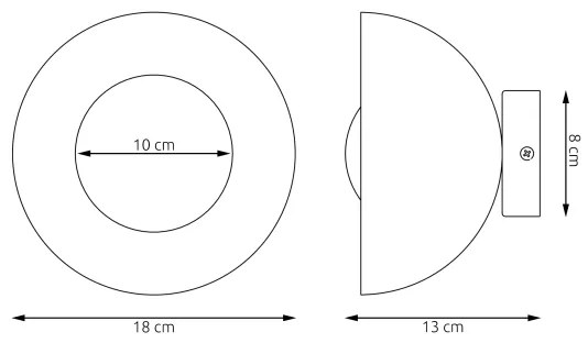 Nástěnné svítidlo BIBI 1xG9/8W/230V černá