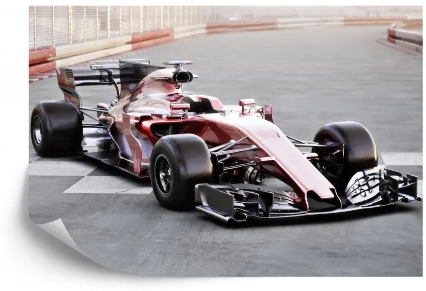 Fototapeta Vůz F1 Na Startovní Čáře Hladký vinyl 368x280